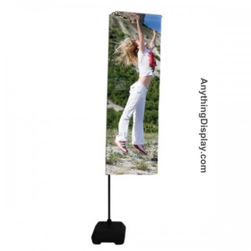 Flag Banner 8ft Tall Wind Dancer - Custom Designed Feather Flags